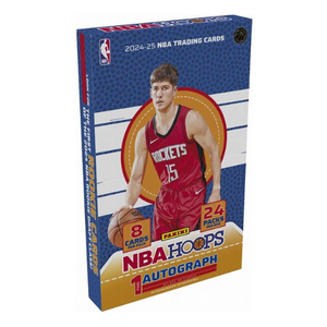 2024-25 Hoops Basketball Hobby Box - First NBA Rookie Cards & Exclusive ...